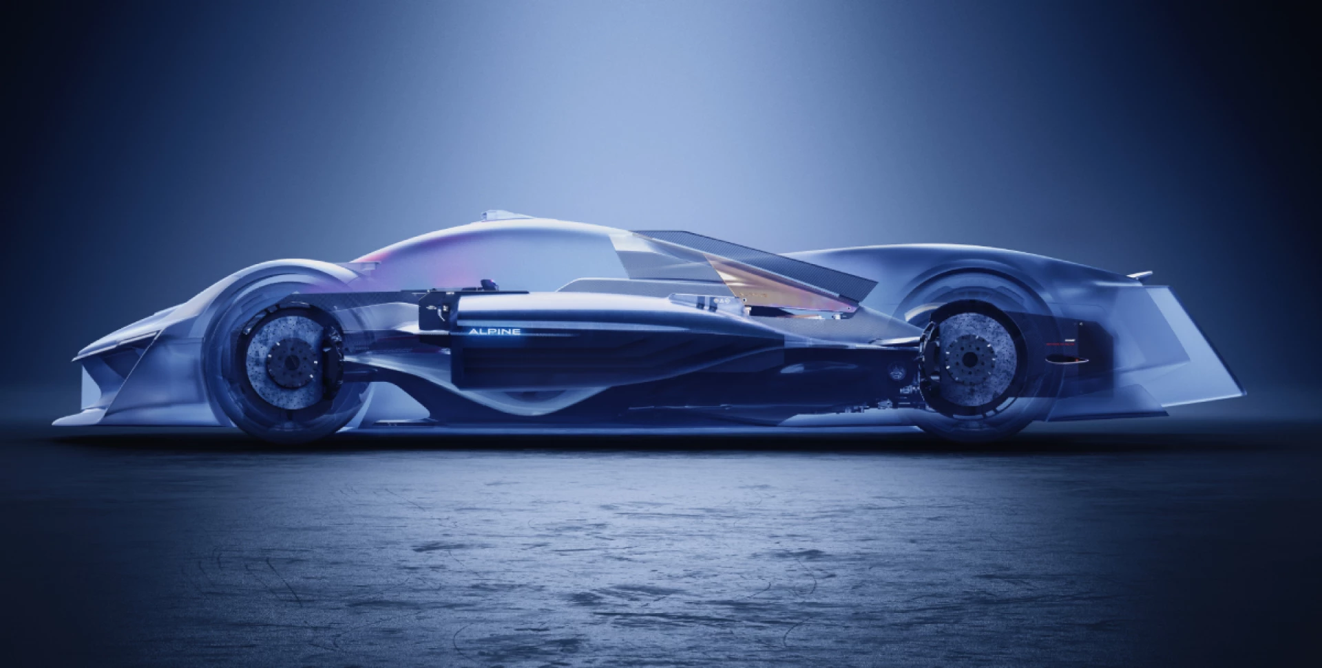 Alpine's stunning hydrogen-hybrid Alpenglow concept