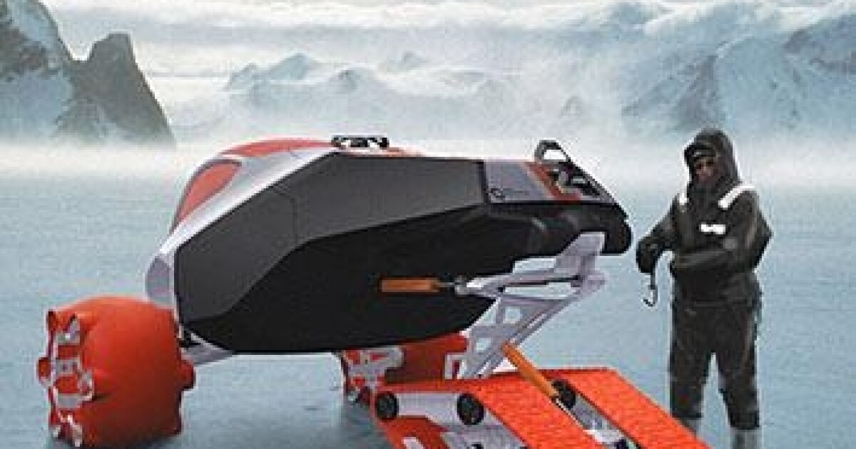 Antarctic Exploration Concept vehicle for two