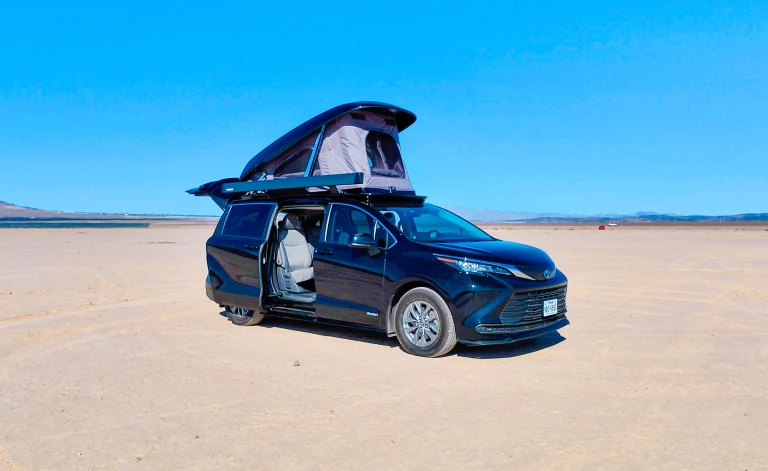 Unicamp Toyota Sienna Pop Top is an affordable US mini-camper option