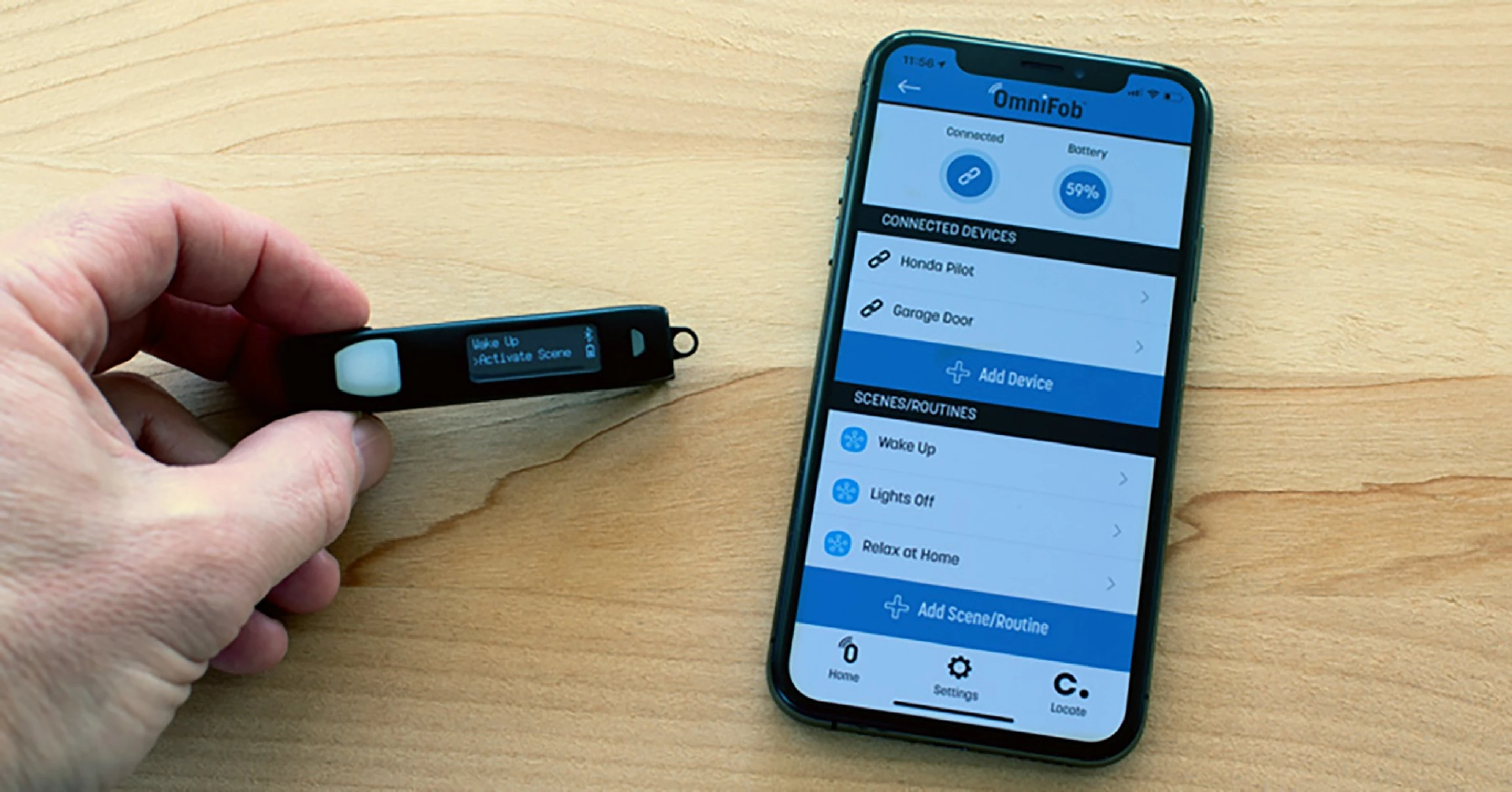 OmniFob is designed to eliminate the need for other fobs, including ...