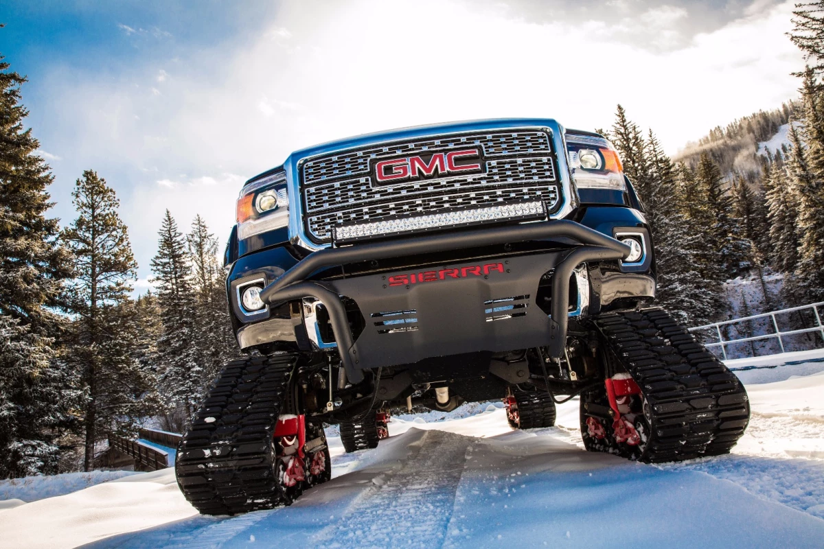 GMC All Mountain concept turns snow and steep gradients into a playground