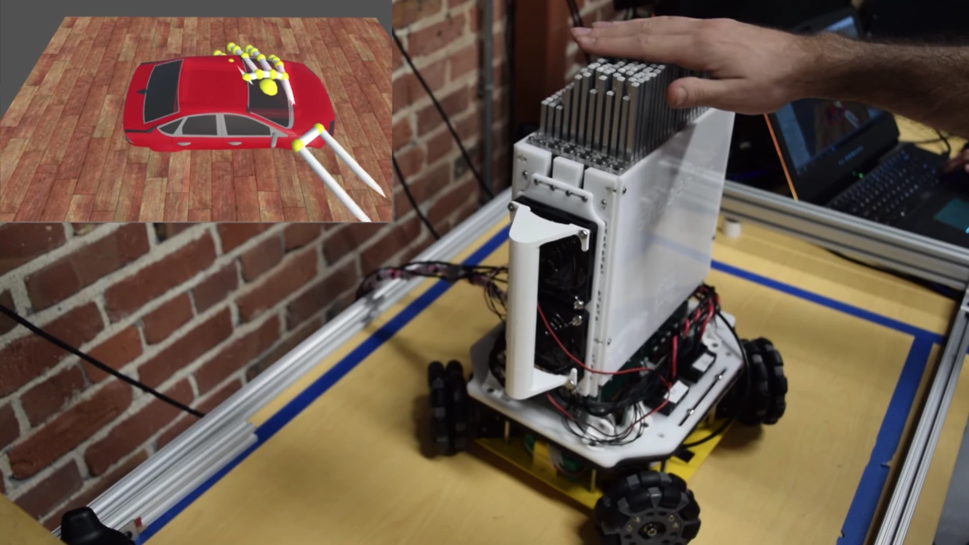 Dynamic shape-shifting display lets you touch VR objects in real time