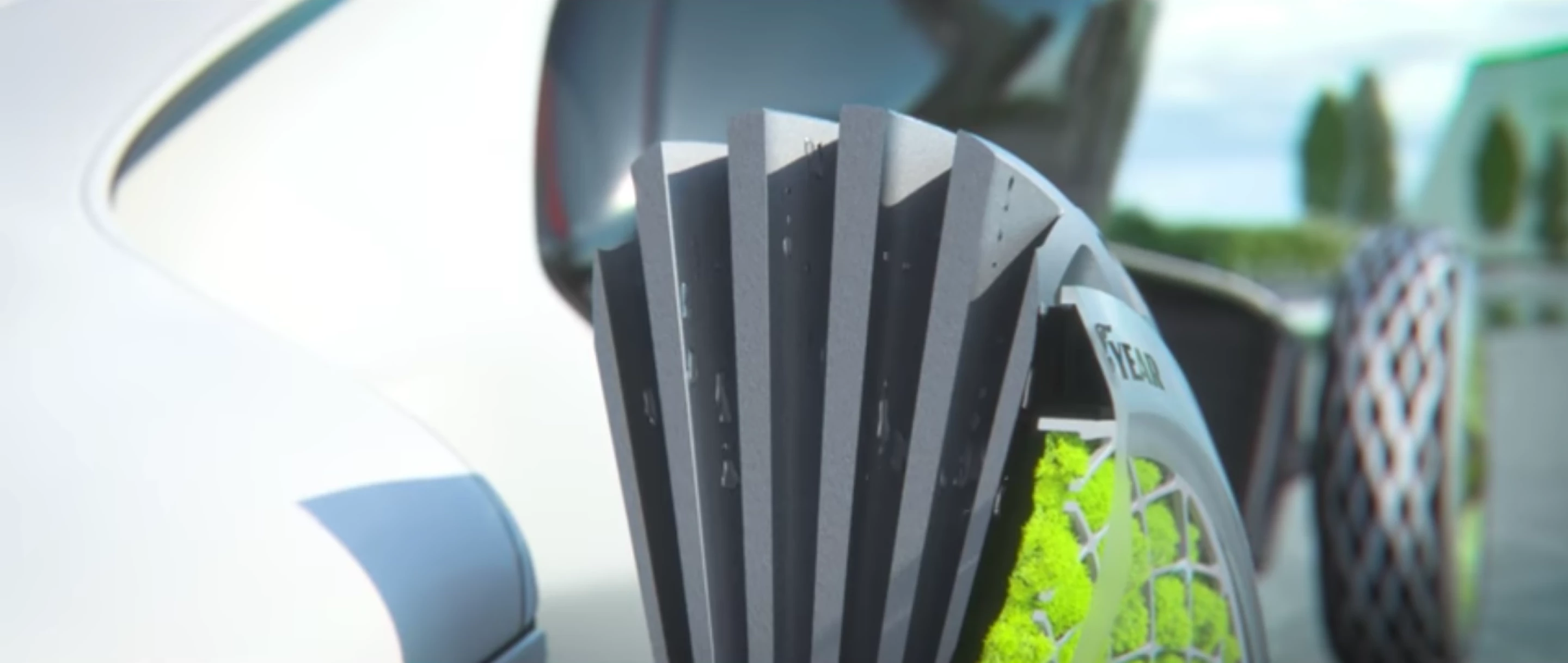 Goodyear goes green in Geneva with photosynthesizing concept tire