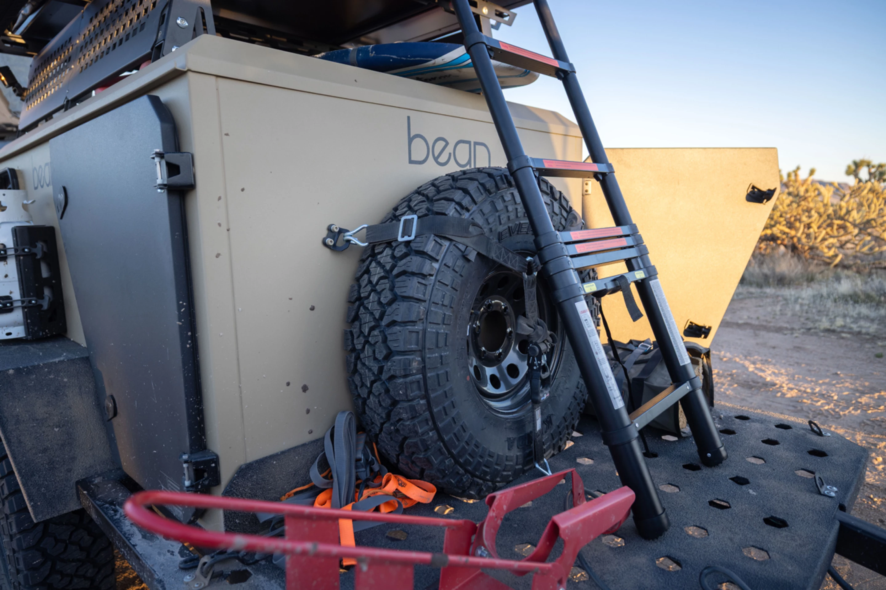 Bean Pod gear-hauling off-road camping trailer