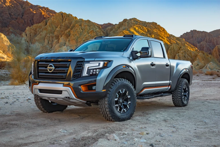 Nissan Drops The Titan Xd Warrior Concept Onto The Detroit Battlefield