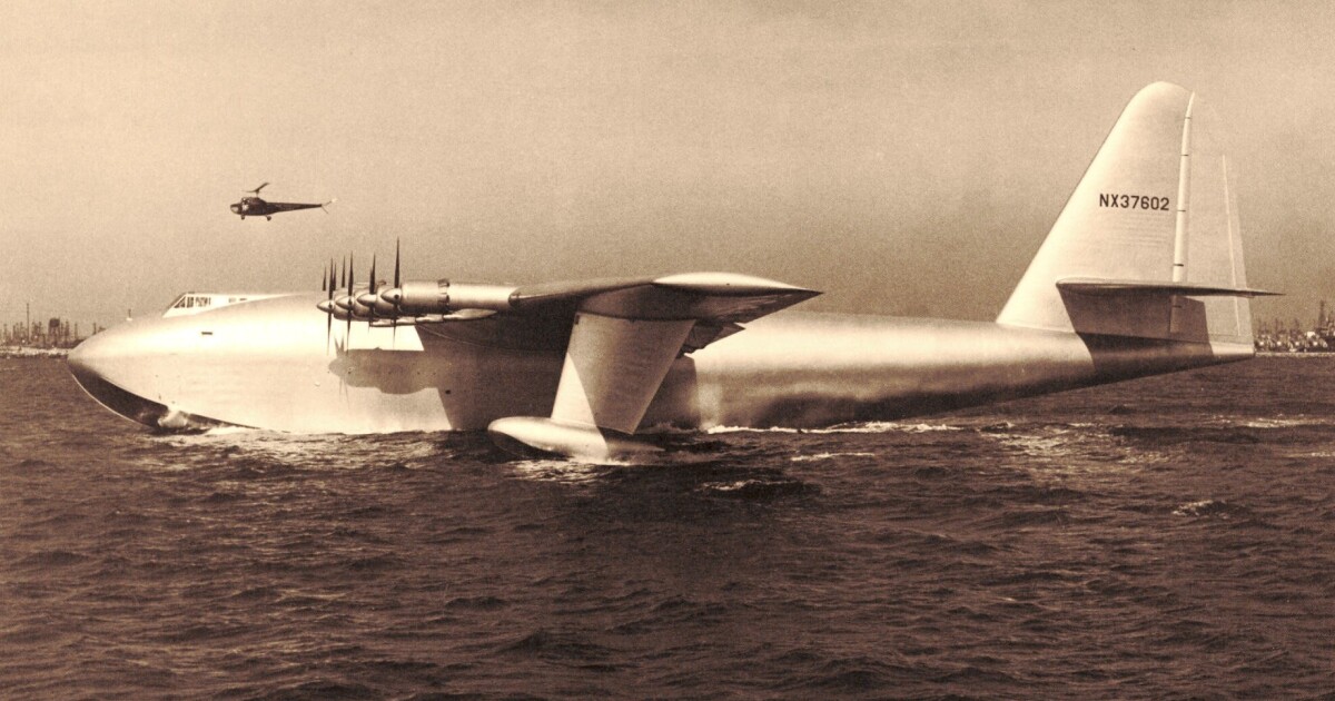 Looking back: The biggest flying boat in history that flew only once