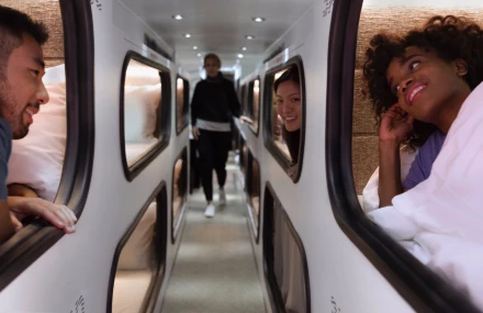 Cabin brings the sleeper bus concept to America