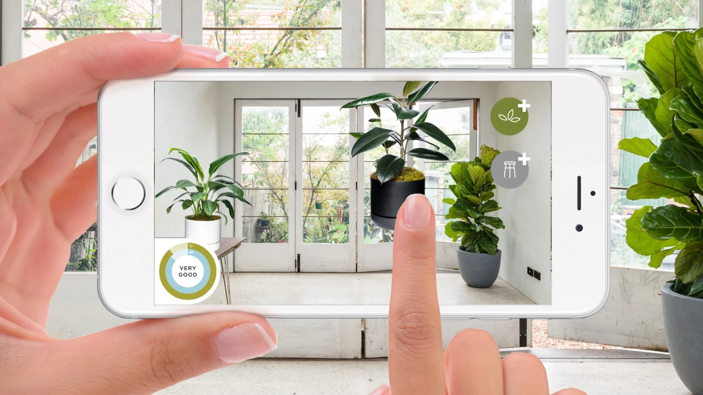 Augmented reality app shows how indoor plants can improve air quality ...