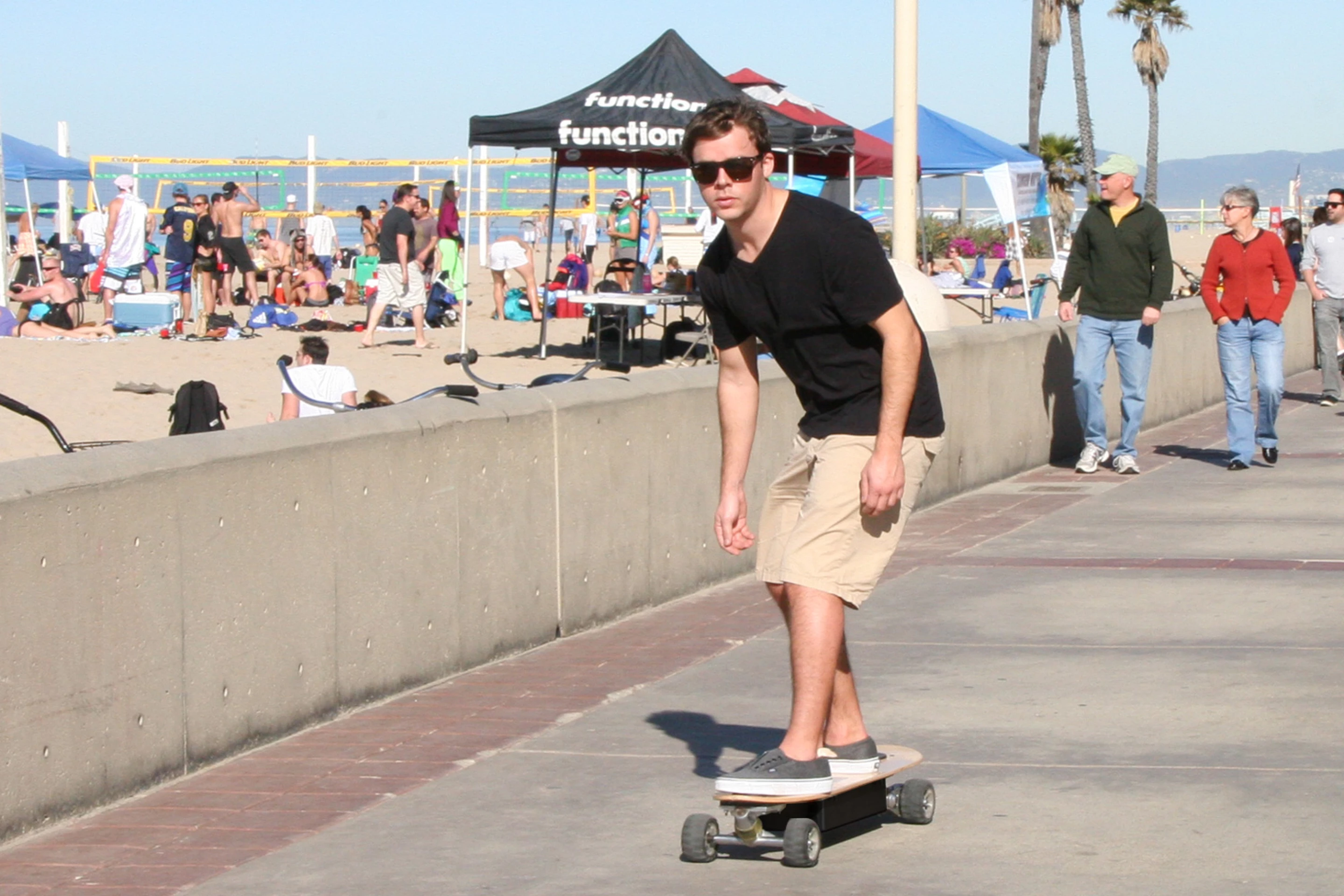 The ZBoard hands-free motorized skateboard