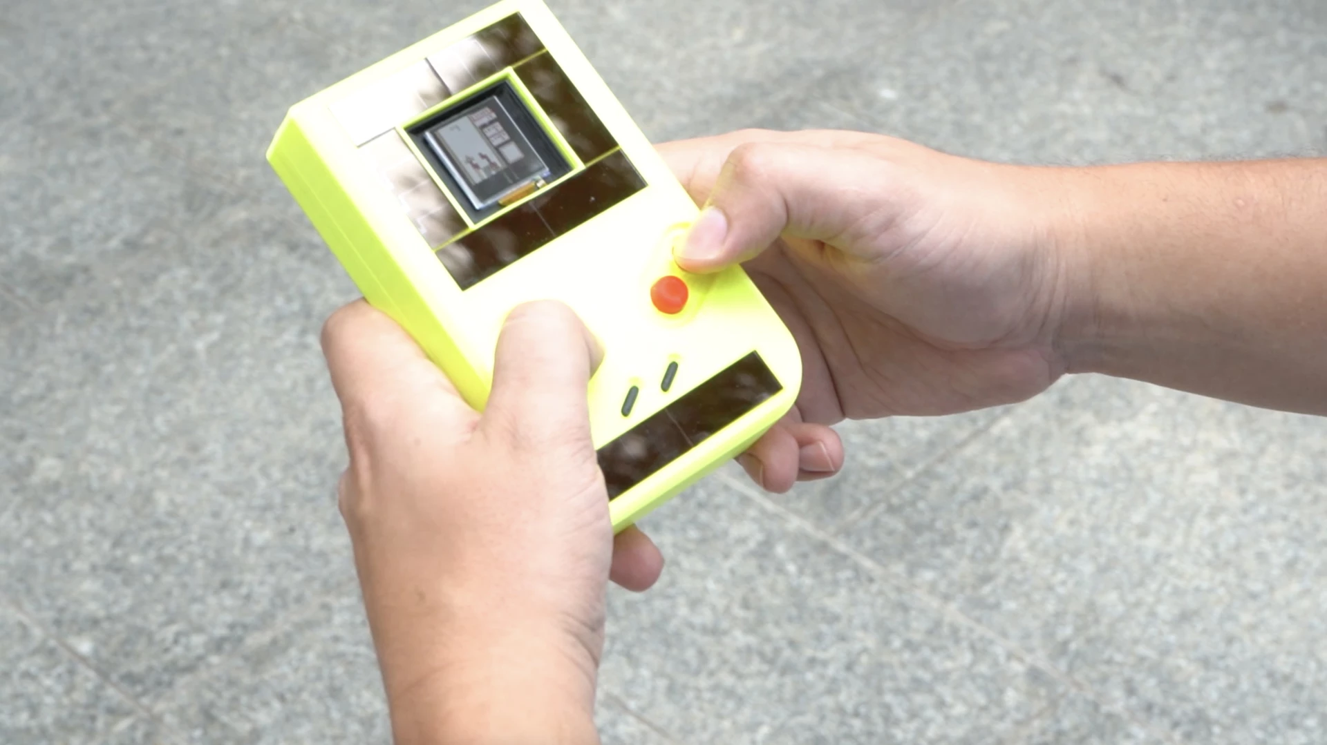 Battery-free retro Game Boy runs on solar power and button mashing