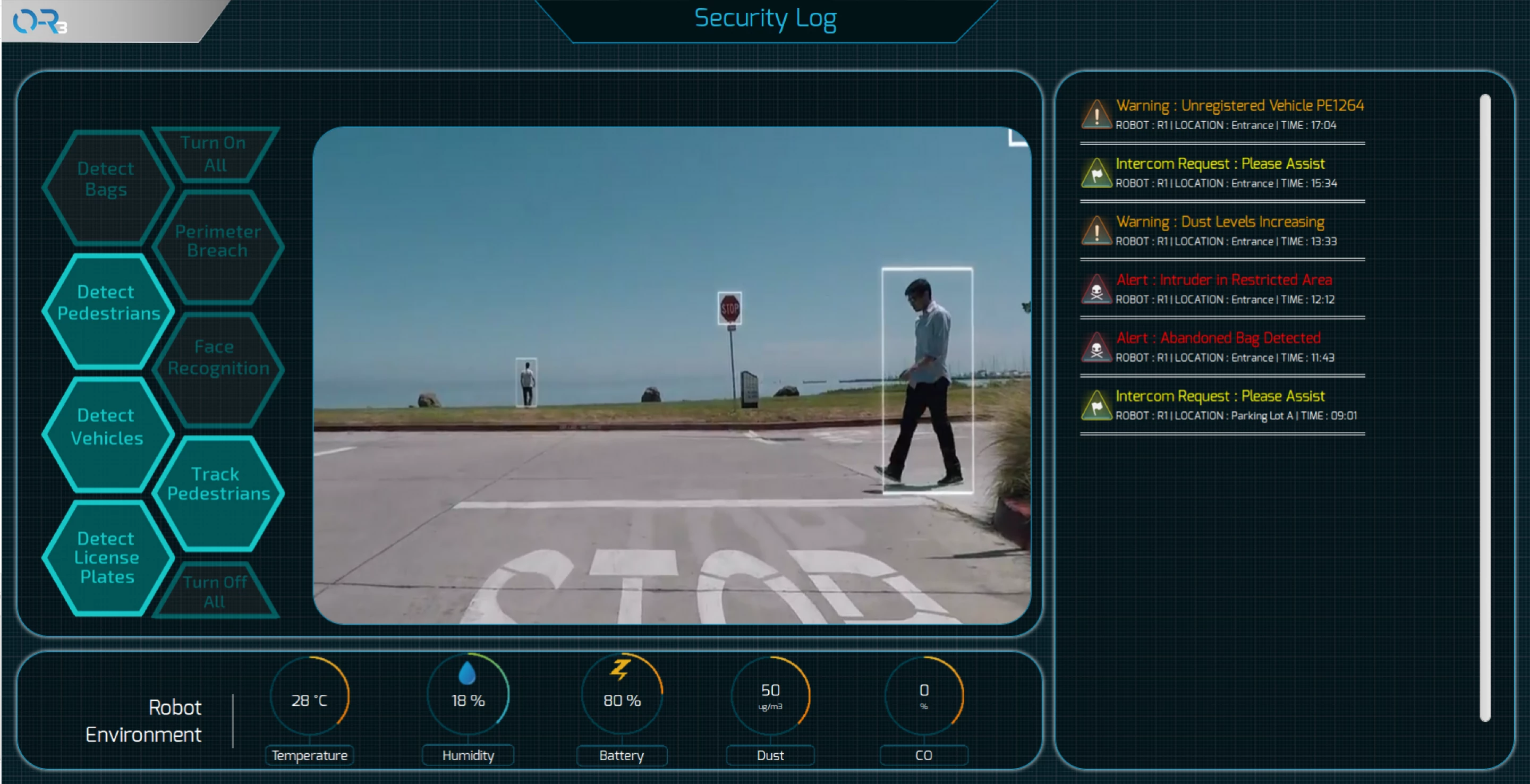 World's first autonomous security vehicle with companion drone