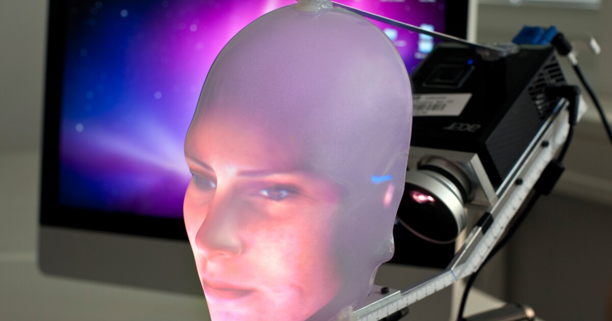 Mask-bot takes a new approach to giving robots a human face