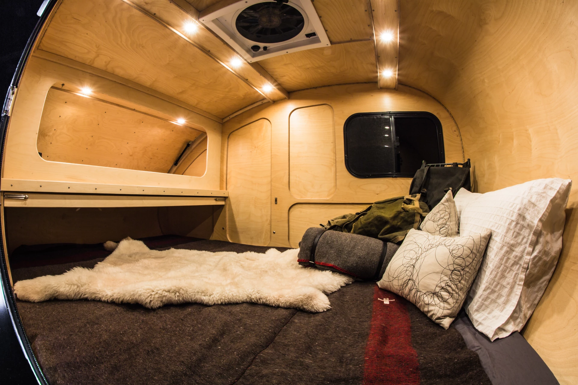Tough teardrop caravan offers cozy off-road comfort