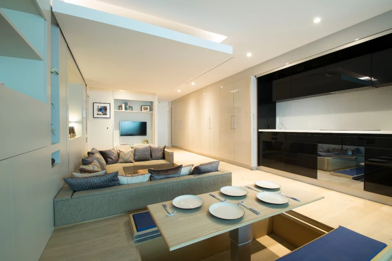 Yo! Home's space-saving hidden features roll four rooms into one