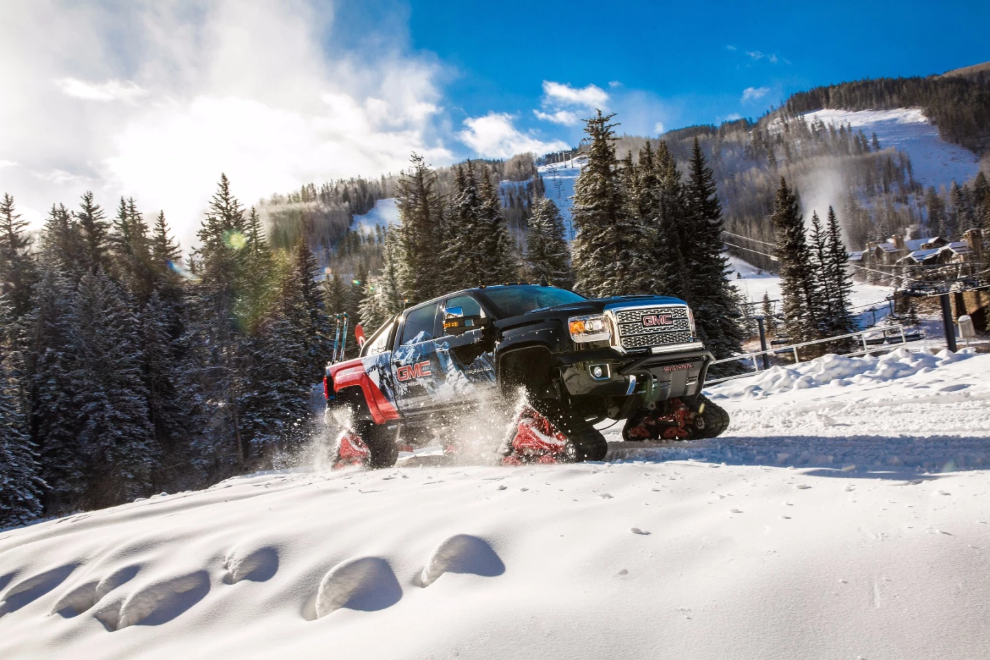 GMC All Mountain concept turns snow and steep gradients into a playground