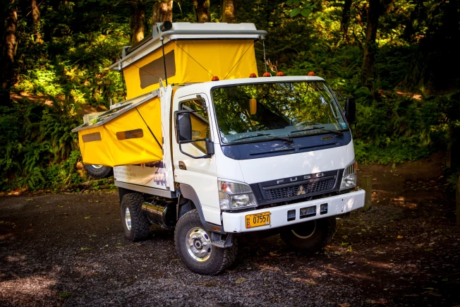 Base 4x4 expedition truck provides a rugged base camp for your greatest ...