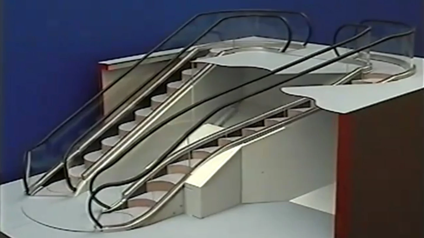 Levytator – the curvy, energy-saving escalator