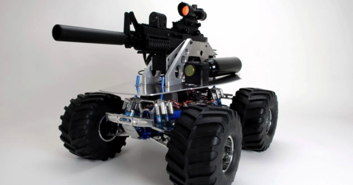 SWAT BOT has trouble-makers in its sights