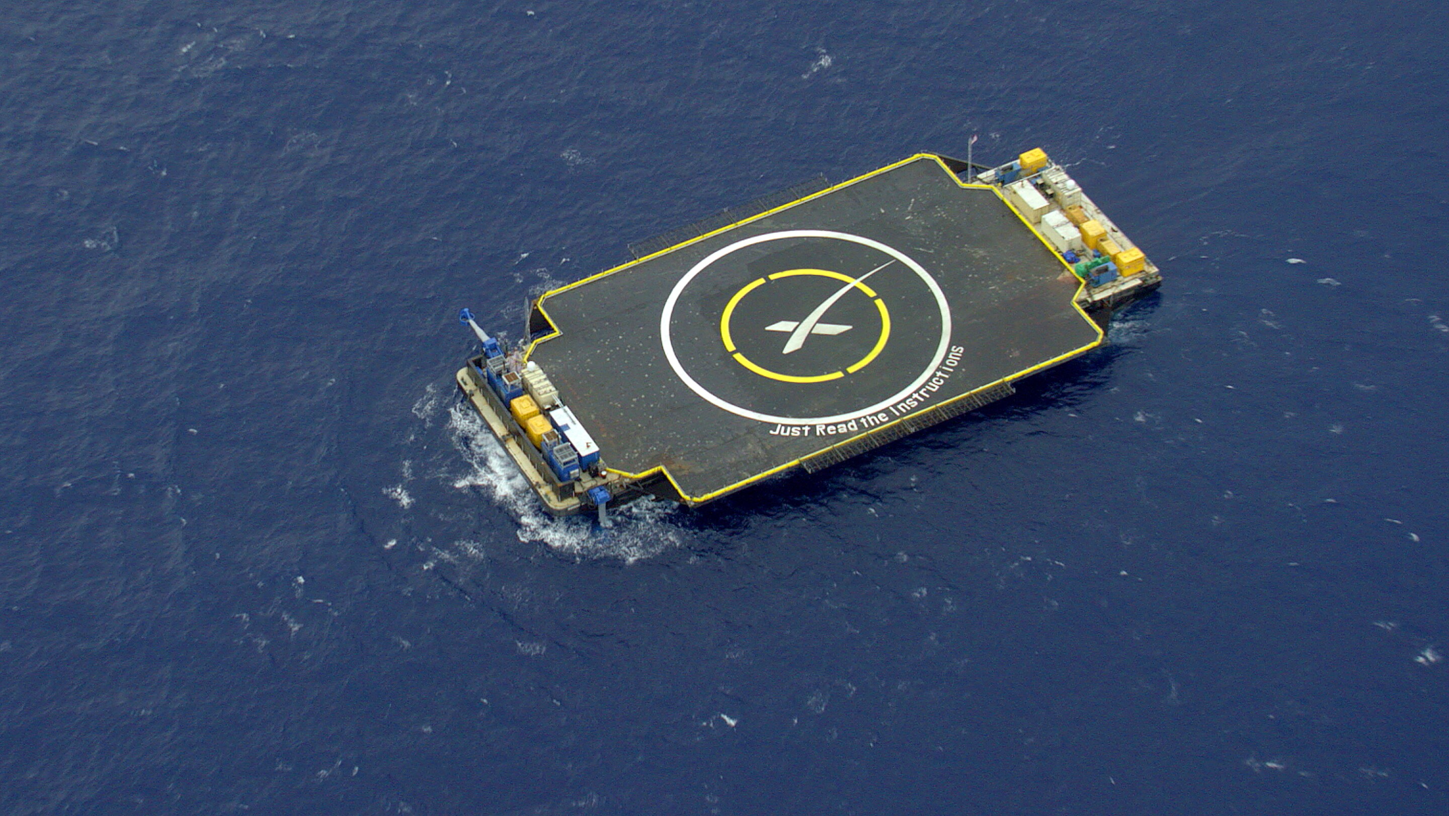 Spacex Falcon 9 Makes Landing On Drone Barge Then Tips Over