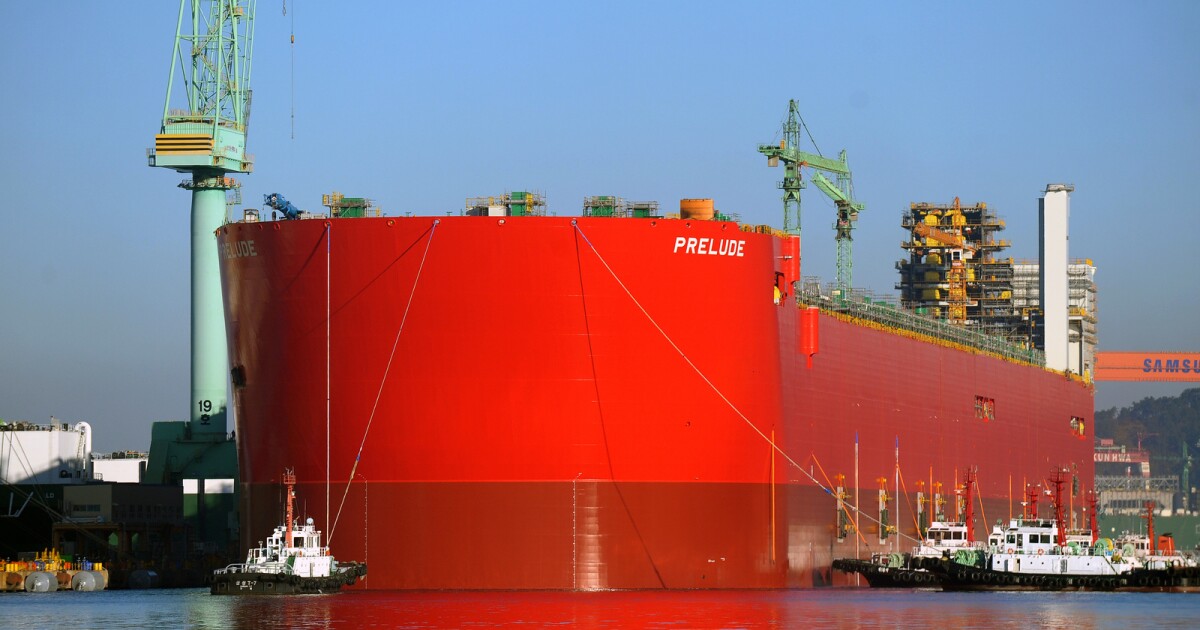 World's largest ship floated for the first time