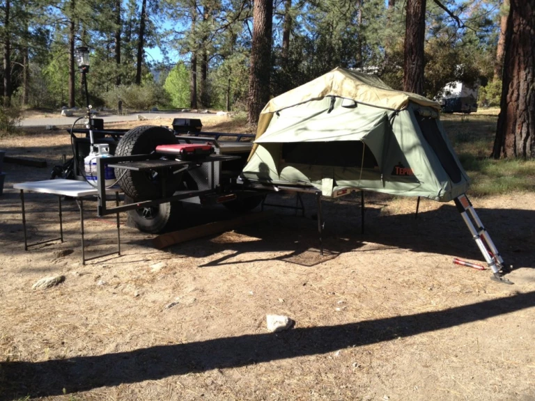 Mother Of All Bivouacs (MOAB) off-road trailers done two ways