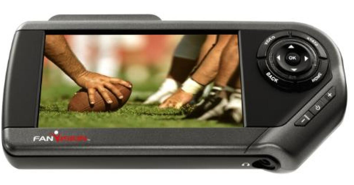 FanVision device augments live NFL games with video