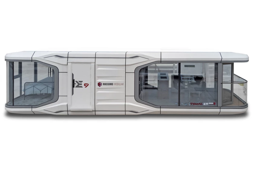 Futuristic smart tiny house enables majestic 360-degree views