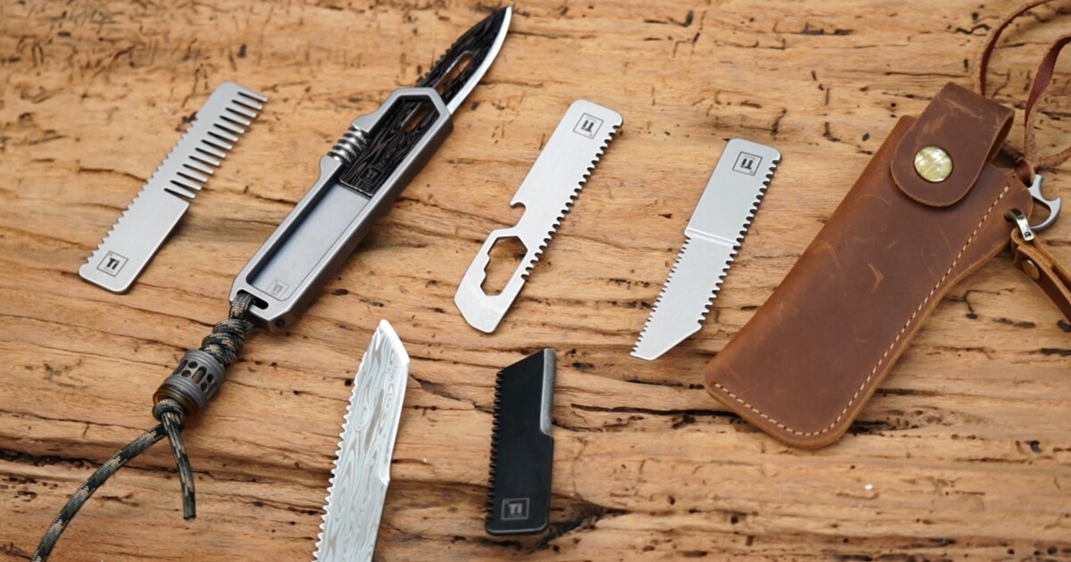 Modular kit offers versatile blades with a multi-use handle