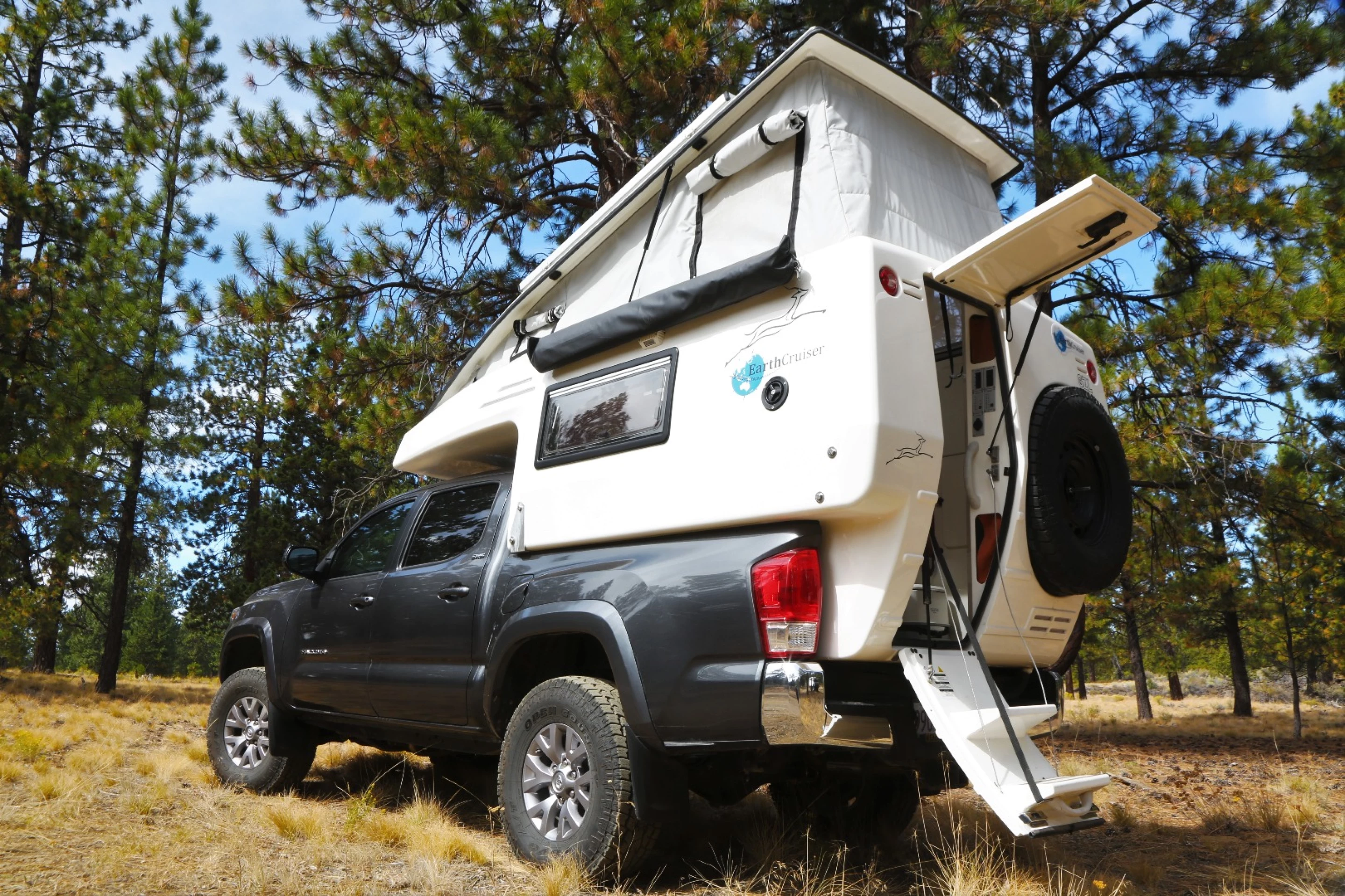 EarthCruiser explores electric overlanding with EV truck camper
