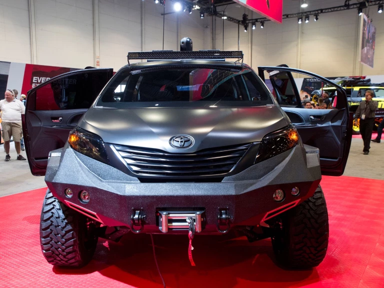 Toyota's Ultimate Utility Vehicle minivan takes its swagger off road