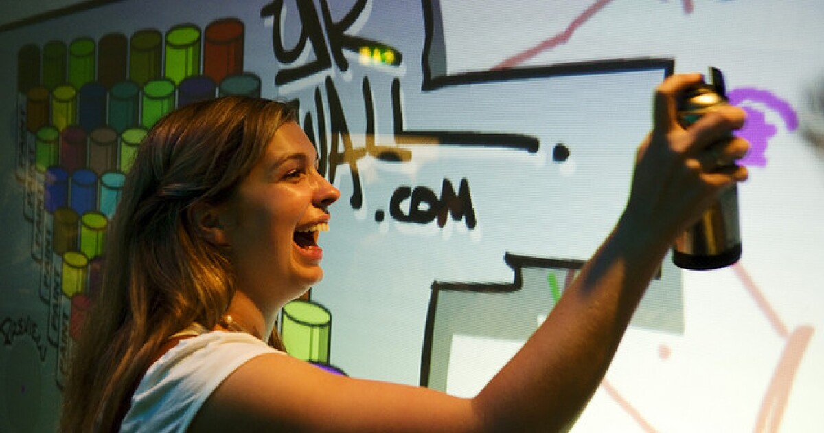 The Yrwall Digital Graffiti Video Wall