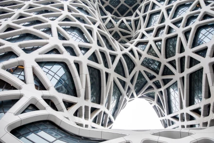 Zaha Hadid wraps hotel in striking exoskeleton