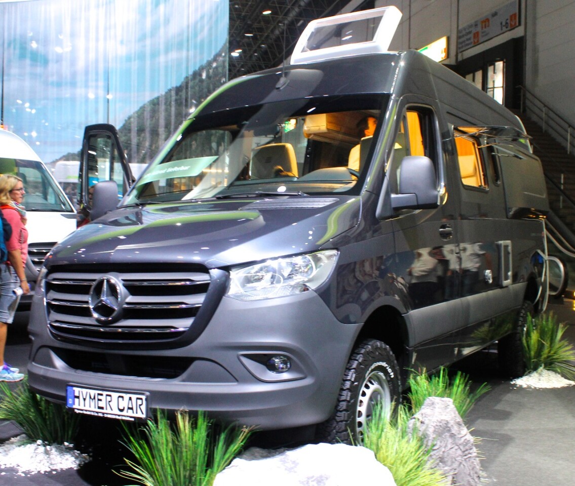 Hymer previews the future of Mercedes Sprinter 4x4 adventure camper vans