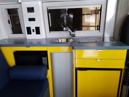 5 Mars makes a colorful, efficient mini-campervan out of the Chrysler ...