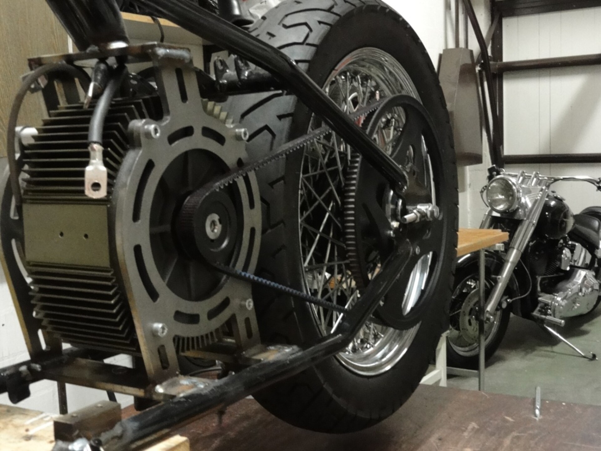 Sine Cycles adds electric power to the old school chopper