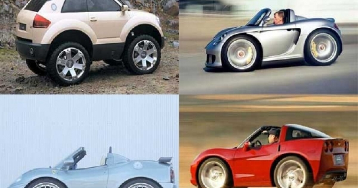Smart body kits: the smorsche, smerrari, smorvette, smaudi and smamborghini