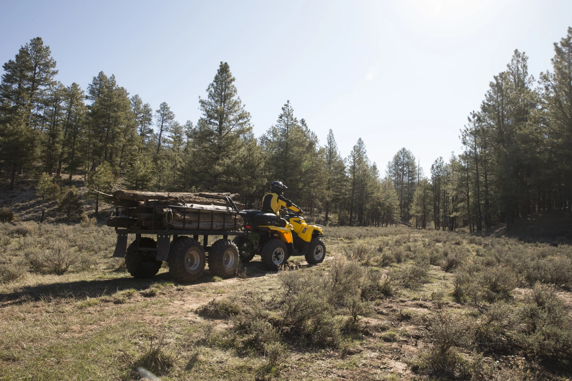 Can-Am adds an extra pair of wheels to the Outlander ATV