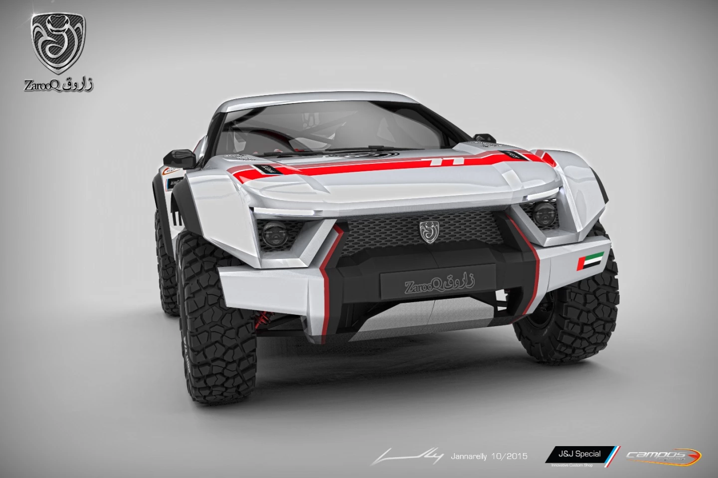 Zarooq Sand Racer to tear across the desert (and pavement, too)