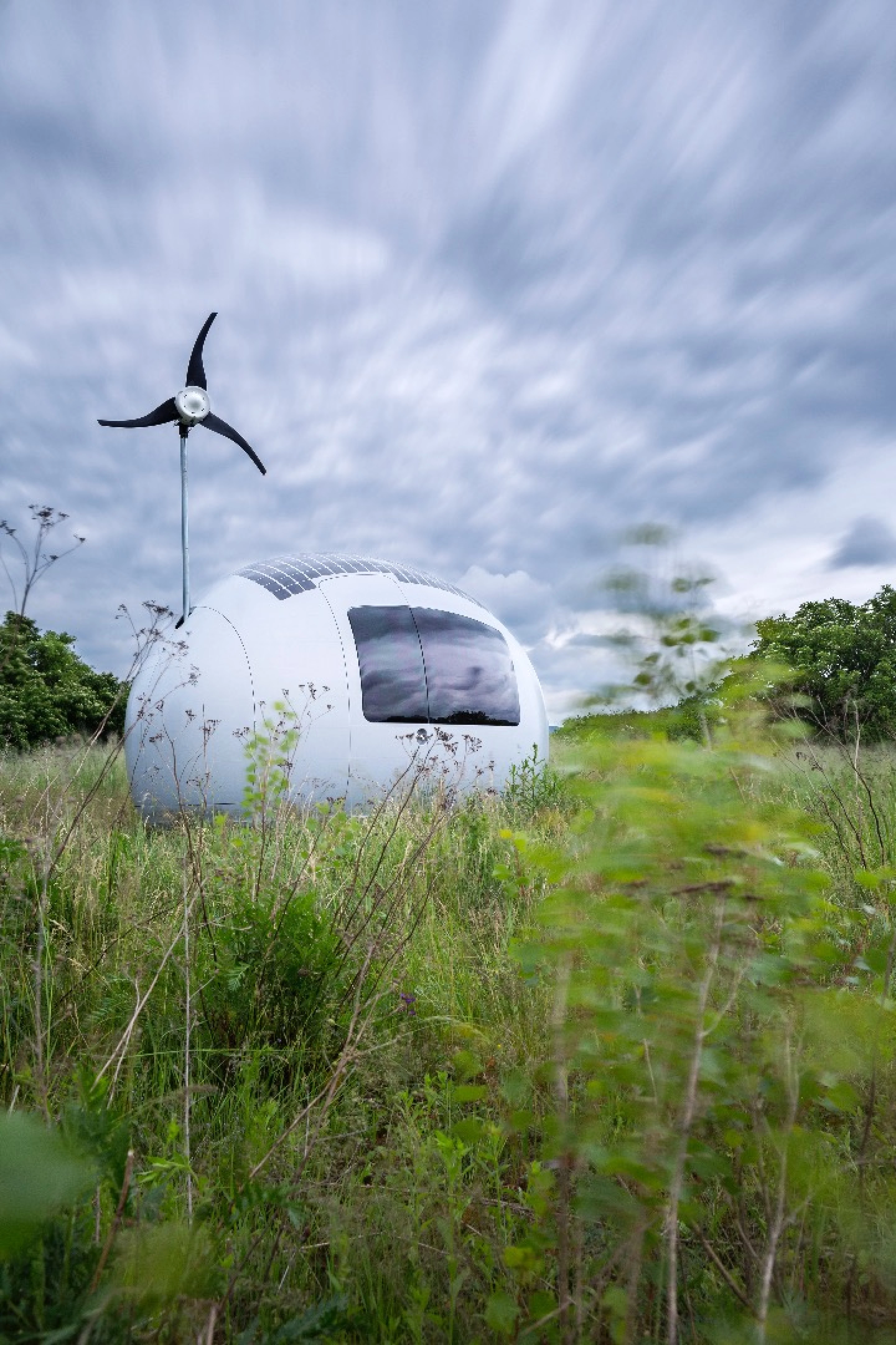 Egg-shaped tiny house hits prototype stage