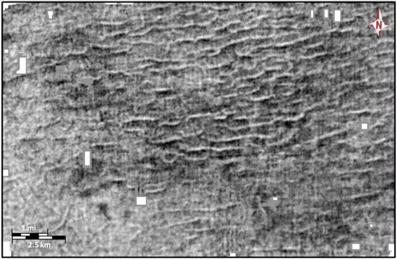 Fossilized "megaripples" record huge tsunami from ancient asteroid impact