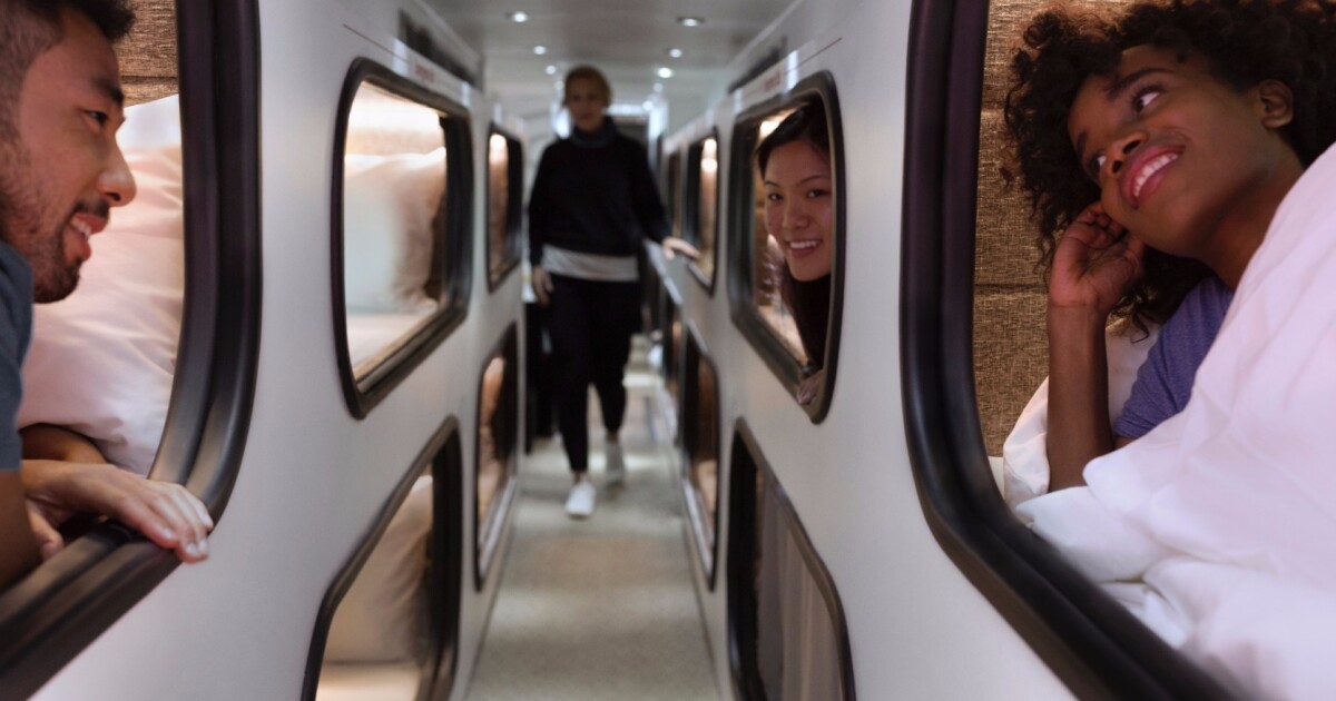 Cabin brings the sleeper bus concept to America
