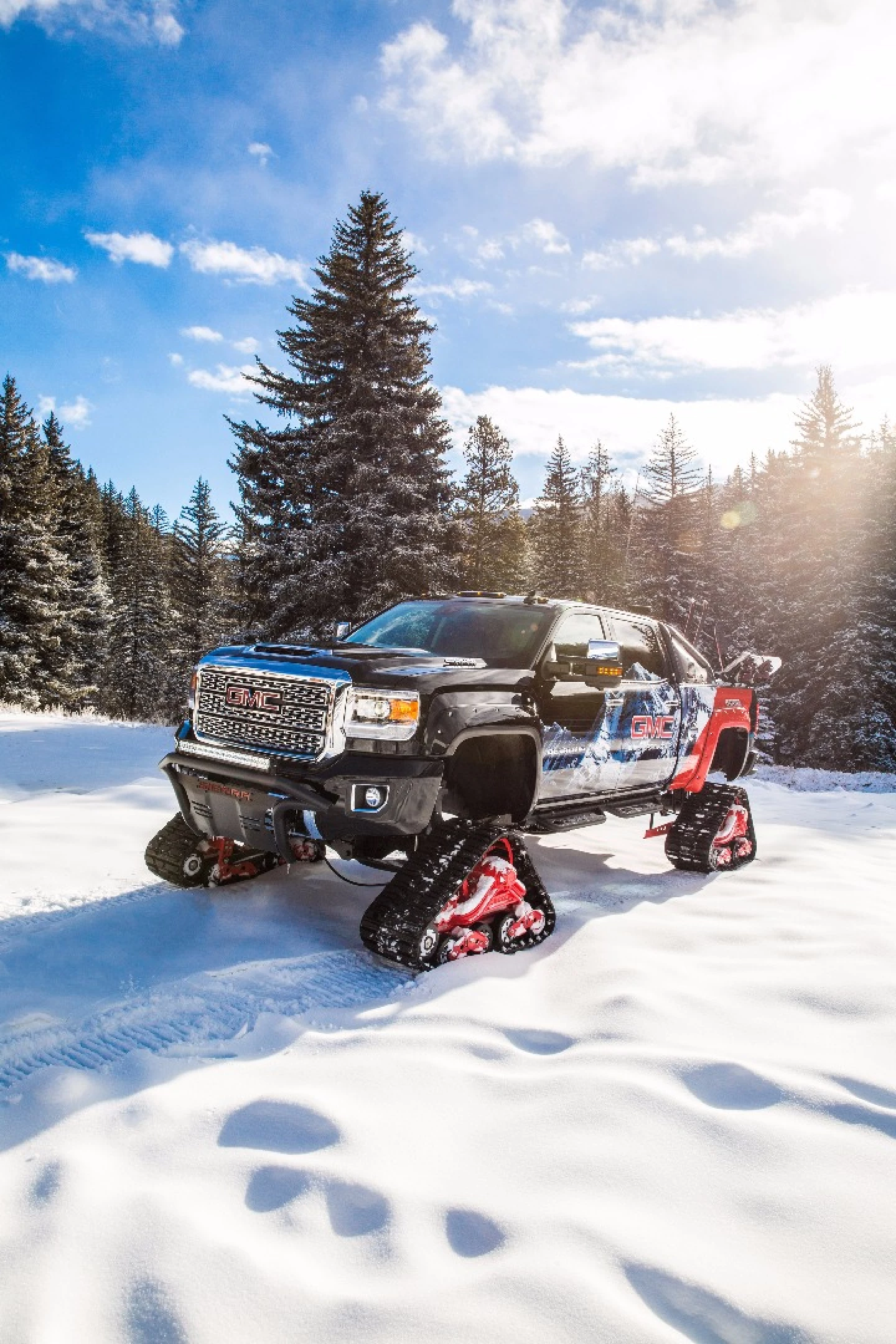 GMC All Mountain concept turns snow and steep gradients into a playground