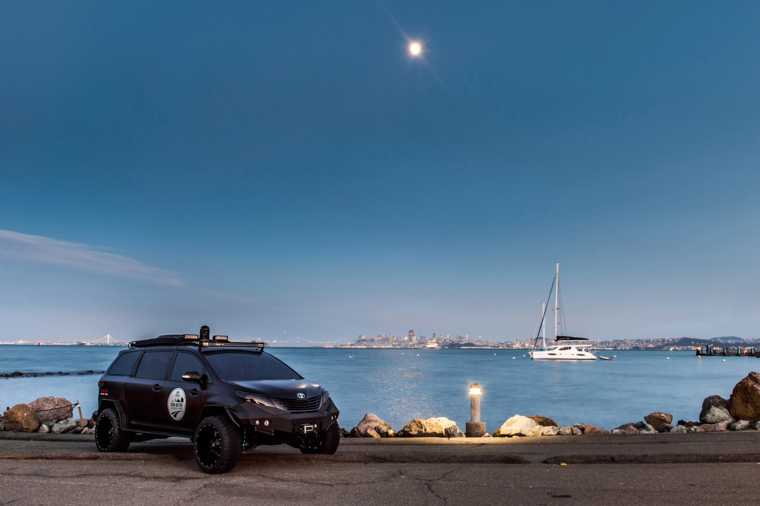 Toyota's Ultimate Utility Vehicle minivan takes its swagger off road