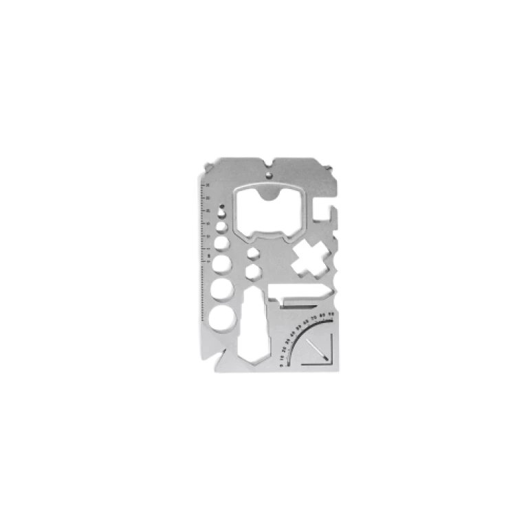 MultiCard Multitool slides out of your wallet to perform over 21 tasks