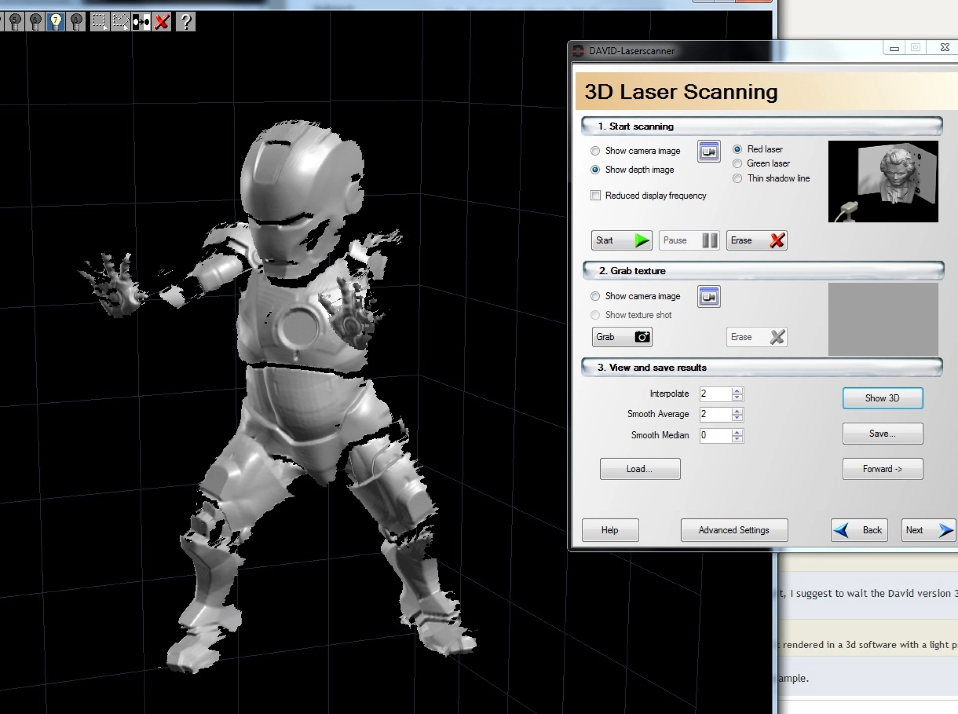 David Laser Scanner offers DIY, low-cost 3D recording solution