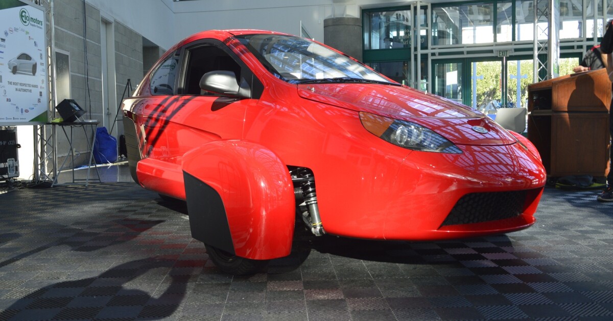 Elio Motors reveals custom-engined P5 prototype at the LA Auto Show