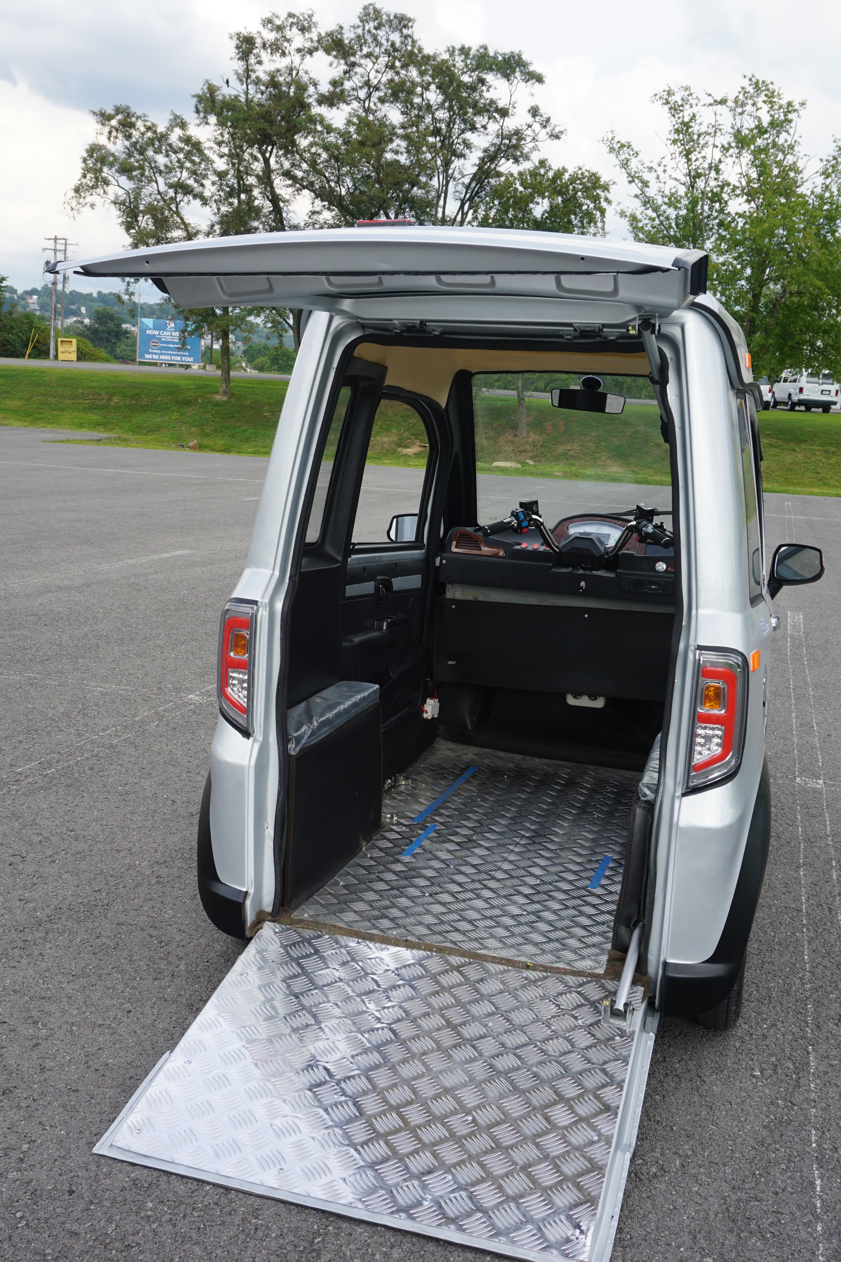 ZEV debuts an affordable ride-in nano-van for wheelchair users