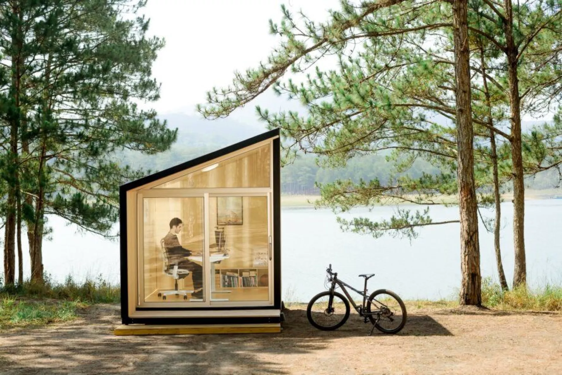 Tiny Pod backyard office, art studio or guest room can be built in a day