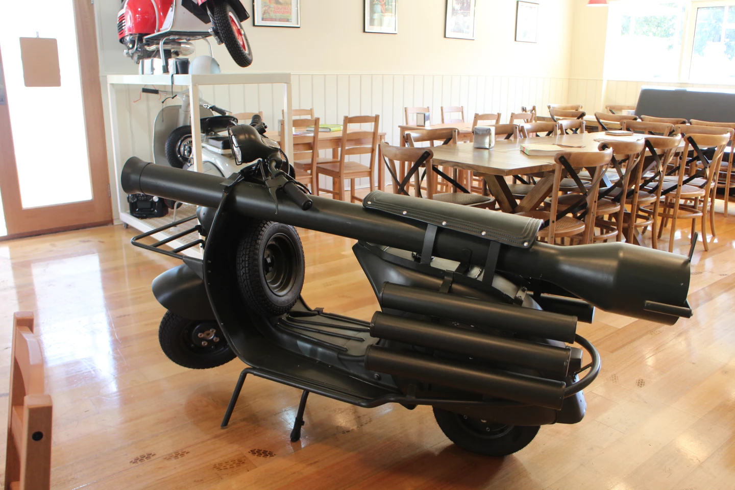 Vespa's lethal 150 TAP: A scooter with serious attitude