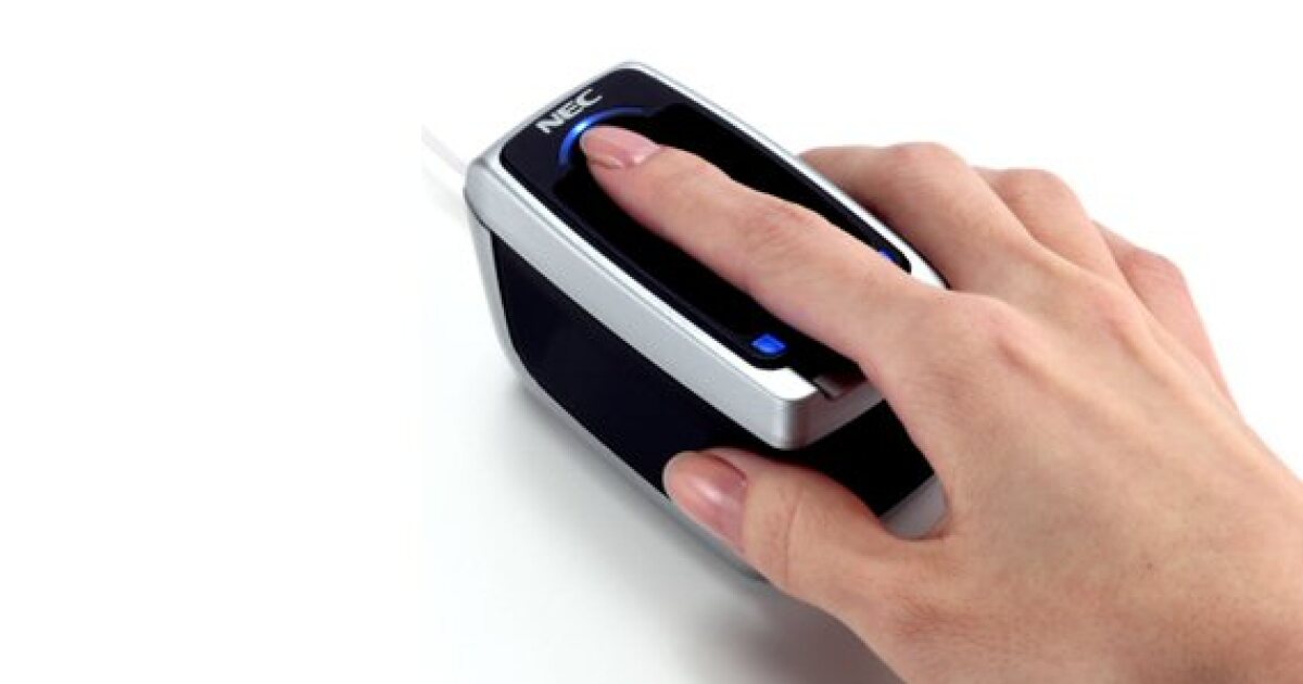 NEC unveils contactless fingerprint scanner